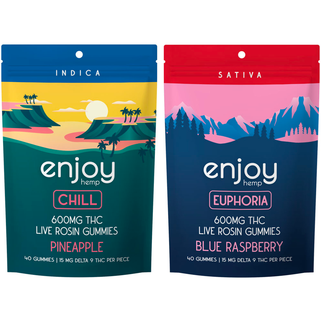 Enjoy Live Rosin 600mg ∆9 Gummies | Tennessee Hemp Care